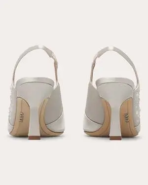 Rodo Trish 80 Crystal Satin Slingback