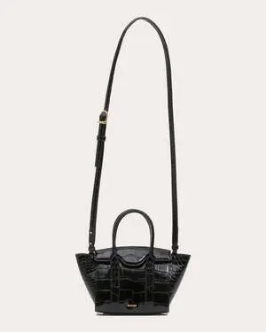 Simkhai Nicola Croc-embossed Leather Mini Tote Bag
