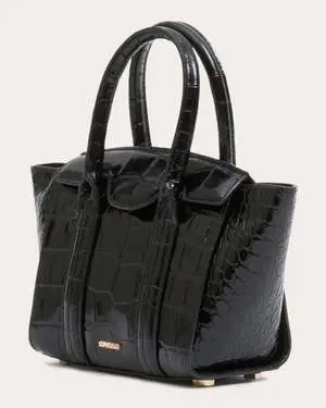 Simkhai Nicola Croc-embossed Leather Mini Tote Bag