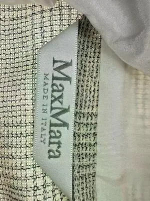 Max Mara Plaid Single-breasted Blazer