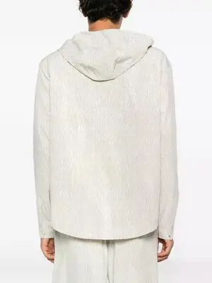 Oakley Stripe-pattern Zip-fastening Hoodie