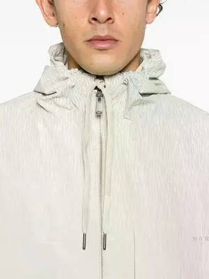 Oakley Stripe-pattern Zip-fastening Hoodie