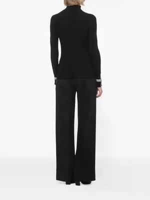 D.exterior Crystal-embellished Collar-detail Sweater