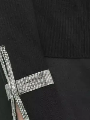 D.exterior Crystal-embellished Collar-detail Sweater