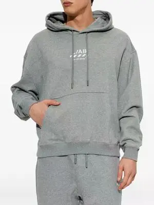 L/AB C/O OFF-WHITE Diagonals Logo-print Hoodie