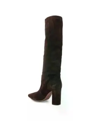 Paris Texas Pointed-toe Block-heel Boots