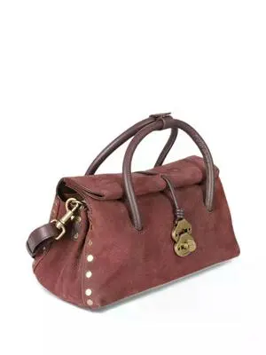 ZANELLATO Dotta Jones Nubuck Tote Bag - Red