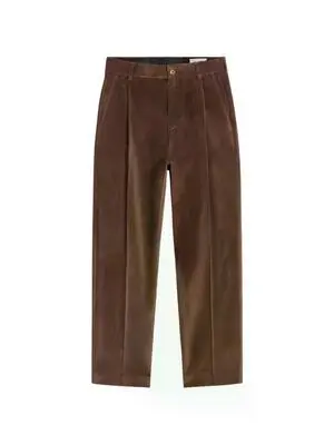 PENCE 1979 Alain Pleated Trousers - Brown