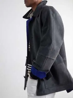 Paul Smith Oversized Bonded-suede Jacket
