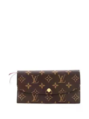 LOUIS VUITTON Emilie Wallet Monogram Canvas Small Wallets - Brown