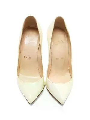 CHRISTIAN LOUBOUTIN Pigalle Follies Pointed-toe Pumps - Neutrals