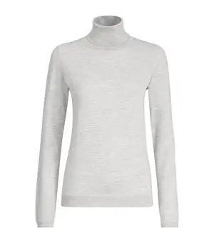 Brunello Cucinelli Cashmere-blend Sparkle Sweater - Grey