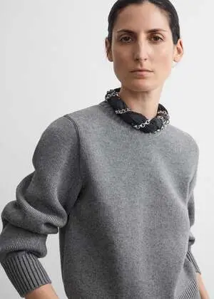 TOTEME Merino Cotton Crew Knit