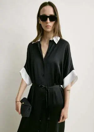 TOTEME Satin Shirtdress
