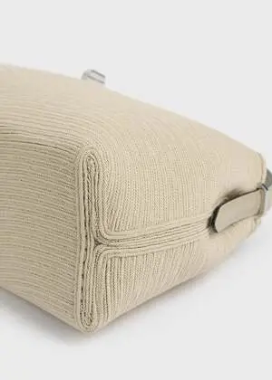 TOTEME T-lock Rope Top Handle Pearl - Creme