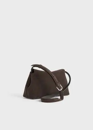 TOTEME T-lock Suede Clutch