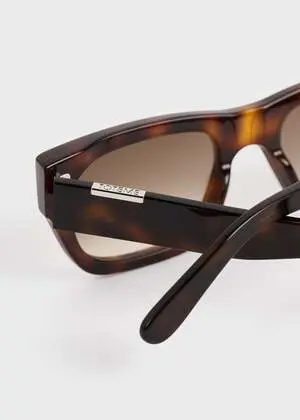 TOTEME Voyager Sunglasses Dark Havana