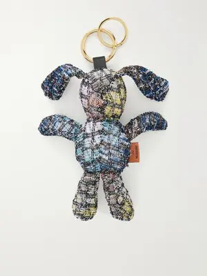 Missoni Salina Rabbit Sequined Crochet-knit Keychain