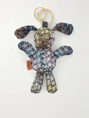 Missoni Salina Rabbit Sequined Crochet-knit Keychain