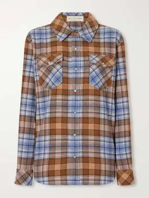 GOD'S TRUE CASHMERE Nomad Checked Cashmere Shirt - Multi