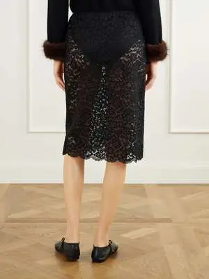 DÔEN Nandette Lace Midi Skirt