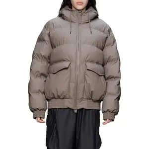 Rains Alta Bomber Puffer Jacket - Cinder