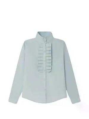 Gimaguas Chris Ruffled Shirt - Blue