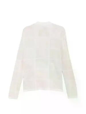 JACOB COHЁN Check-knit Button-up Cardigan