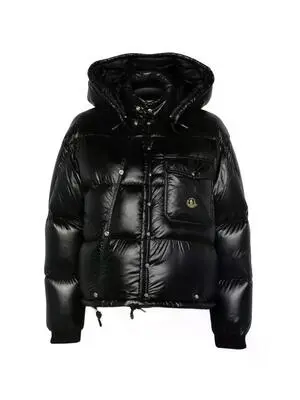 Moncler Karakorum Hooded Short Down Jacket - Black