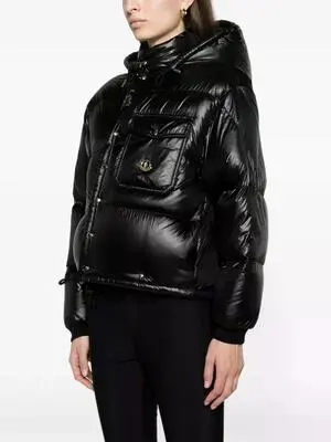 Moncler Karakorum Hooded Short Down Jacket - Black