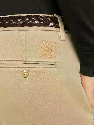 JACOB COHЁN Logo-patch Straight-leg Trousers