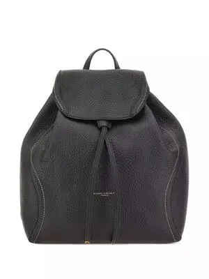GIANNI CHIARINI Medium Violette Grained Bovine Leather Backpack - Black