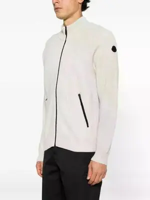 Moncler Ribbed-knit Zip-up Cardigan