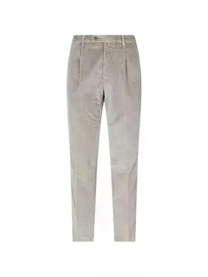 MYTHS Pleated Corduroy Trousers - Neutrals