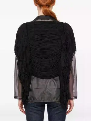 Comme Des Garçons Fringe-trimmed Sweater