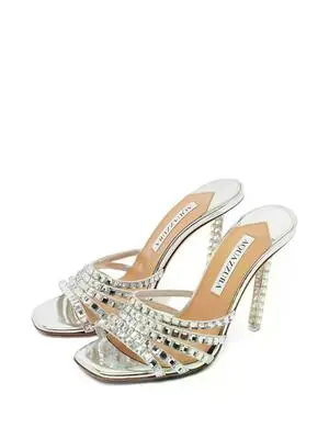 AQUAZZURA Rock Chic Patent-leather Sandals
