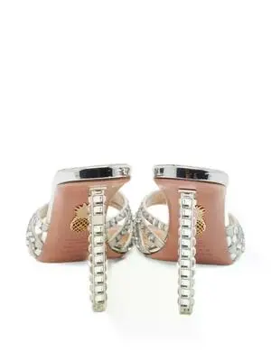 AQUAZZURA Rock Chic Patent-leather Sandals