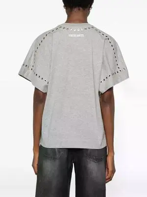 CIRCUS HOTEL Eyelet-embellished T-shirt