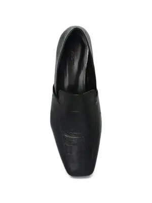Yuzefi Sahra Eel-effect Leather Loafers