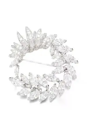 SWAROVSKI Mesmera Marquise-cut Brooch - Silver