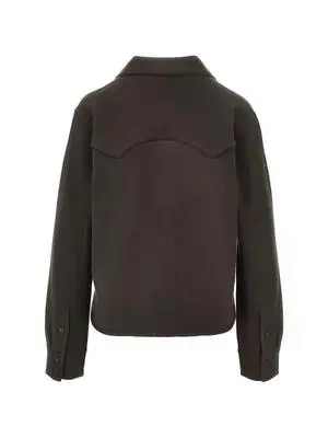 Guest In Residence Cropped Western Shirt