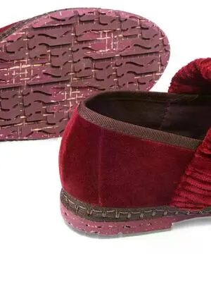 FLABELUS Mafalda Velvet Ballet Flats