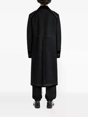 ANN DEMEULEMEESTER Havtor Velvet-trimmed Embroidered Coat