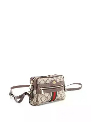 Gucci Ophidia Shoulder Bag Gg Coated Canvas Mini Crossbody Bag