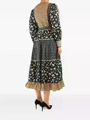 Beulah Printed Cotton Midi Dress