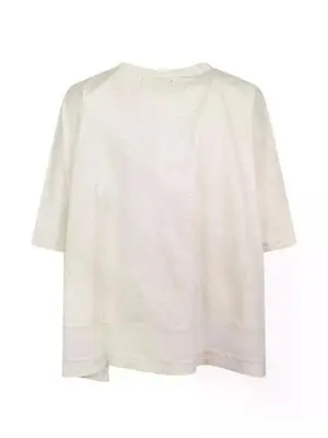 Mizuiro Ind Mesh-panel Wide-leg T-shirt