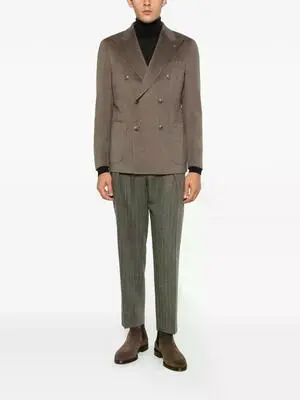 BRIGLIA 1949 Herringbone-pattern Trousers