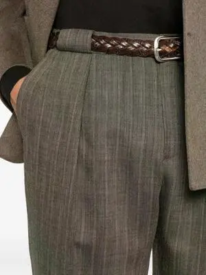 BRIGLIA 1949 Herringbone-pattern Trousers
