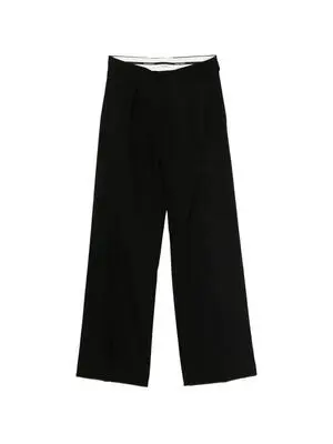 JW Anderson Straight-leg Trousers - Black
