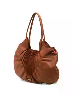 CATERINA LUCCHI Ornella Pleated Leather Shoulder Bag